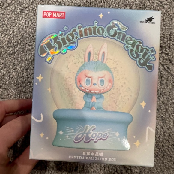 POP MART | Toys | Pop Mart Big Into Energy Snow Globe Hope | Poshmark